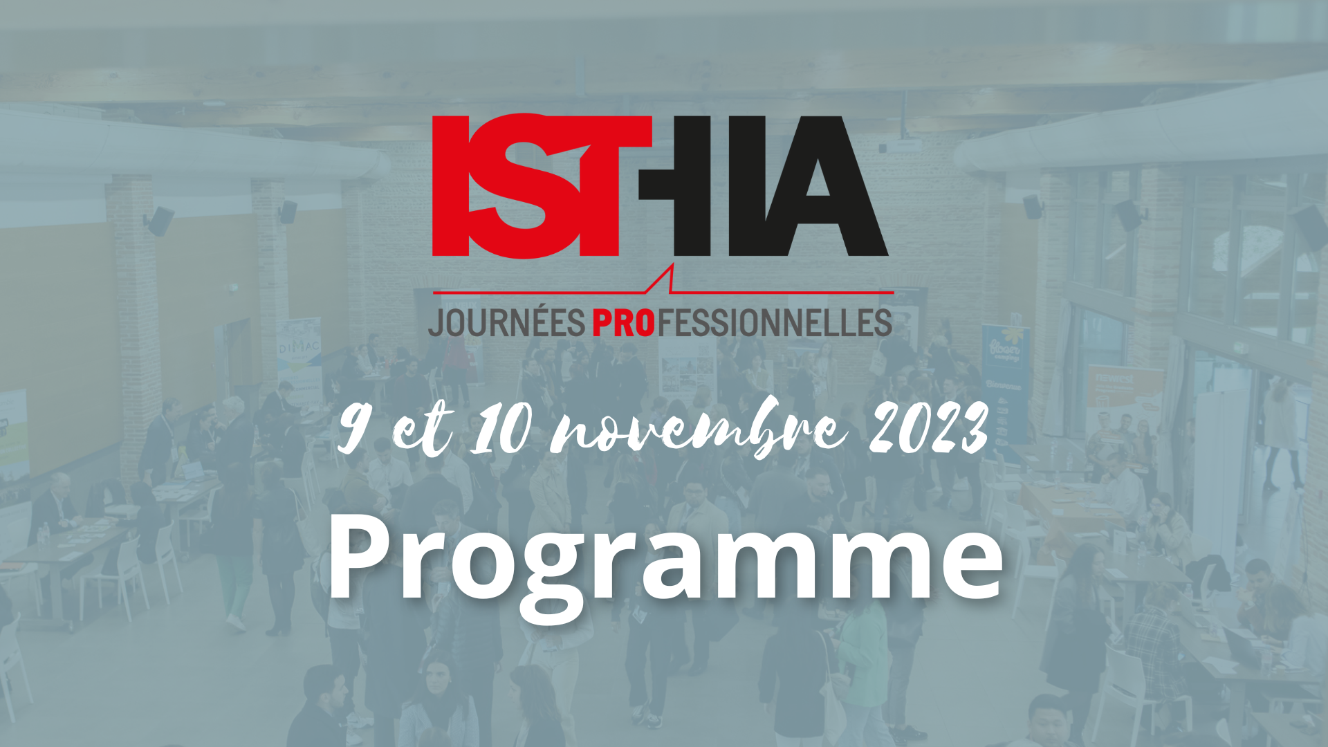 Journées professionnelles 2023 - ISTHIA